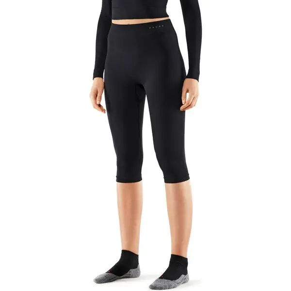 Falke Maximum Warm 3/4 Base Layer Bottom - Black