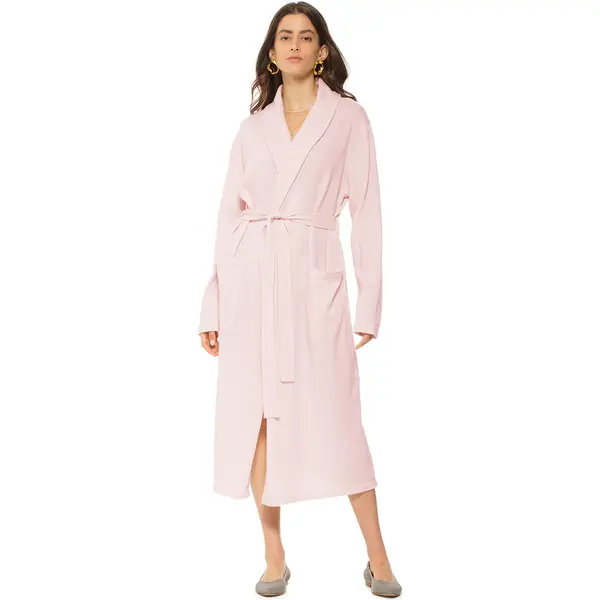 MONTICELLI CASHMERE Pure Cashmere Knit Robe - Old Rose