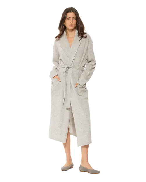 MONTICELLI CASHMERE Pure Cashmere Knit Robe