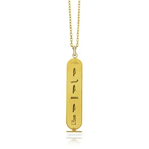 SUCRÉ COUTURE The Legacy Cartouche X The Vic Styles Necklace - Gold