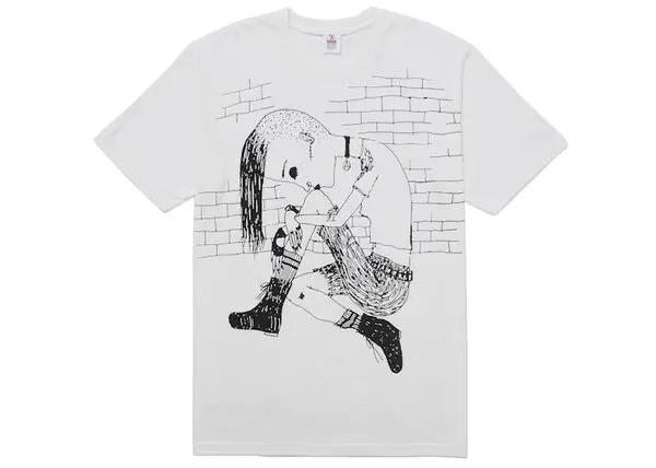Supreme Y's Yohji Yamamoto Thinker Tee Shirt - White