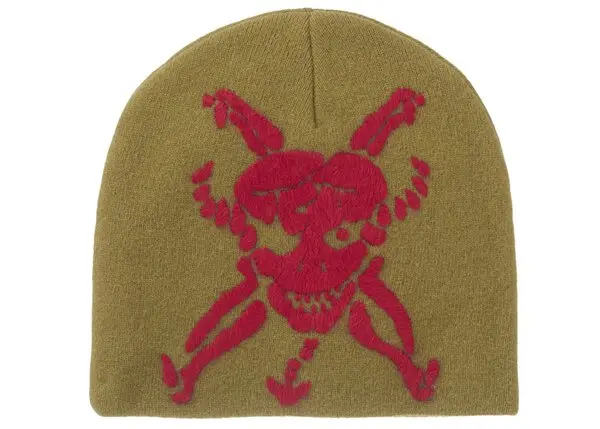 Supreme Y's Yohji Yamamoto Skull Beanie - Olive