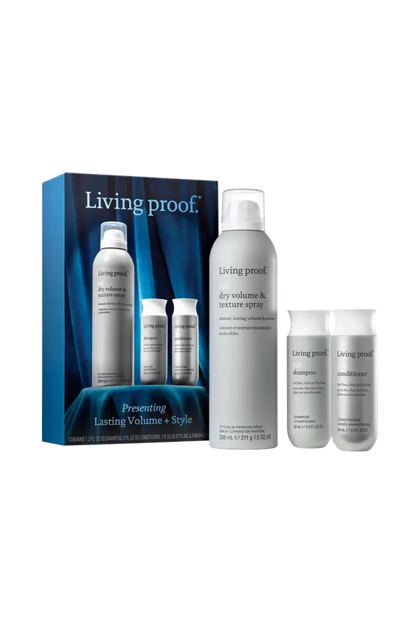 Living Proof Lasting Volume + Style Holiday Kit - Aqua