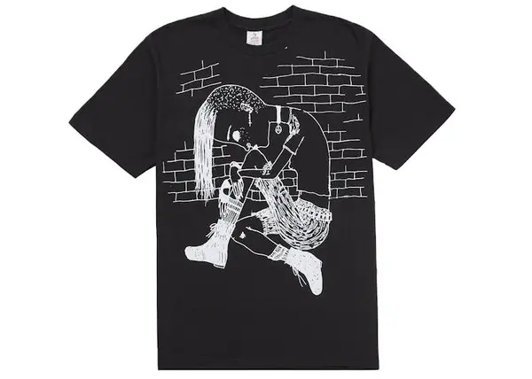 Supreme Y's Yohji Yamamoto Thinker Tee Shirt - Black