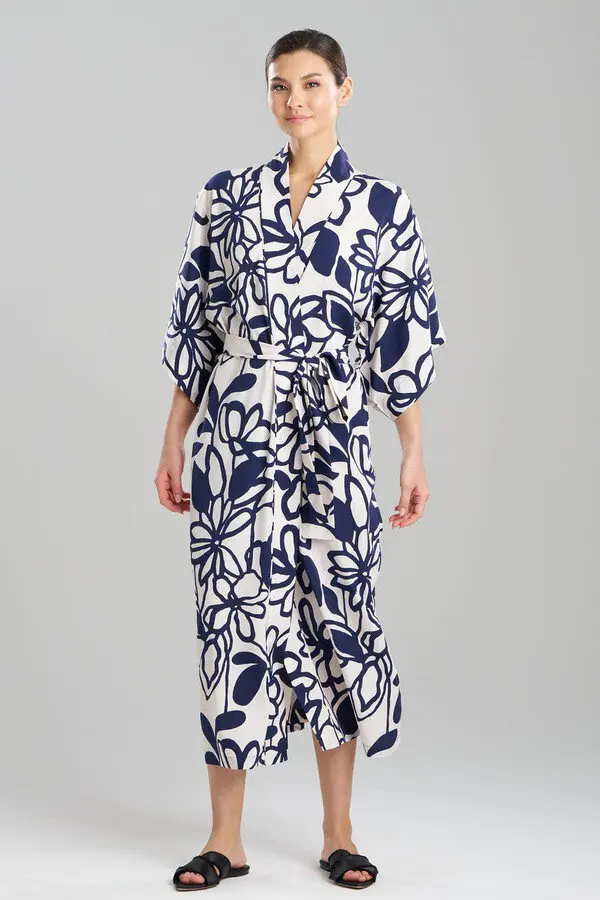 Natori Miyu Floral Print Robe