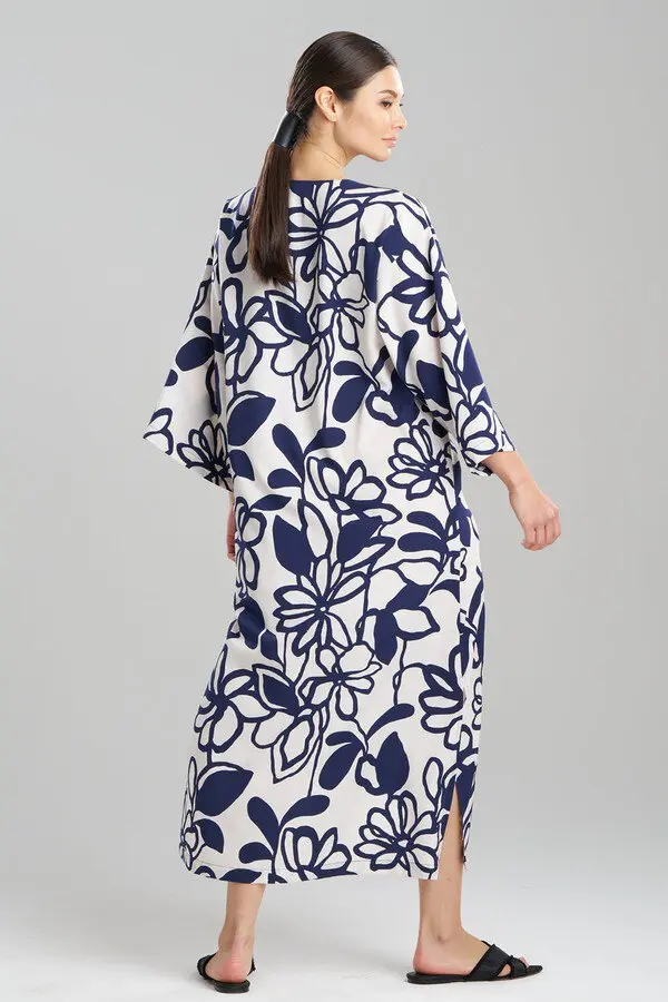 Natori Miyu Floral Caftan