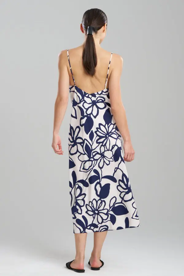 Natori Miyu Floral-print Slip Dress