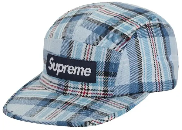 Supreme Lochcarron Camp Cap - Light Blue