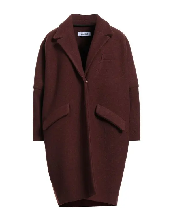 ANNIE PARIS Single-breasted Virgin Wool Coat