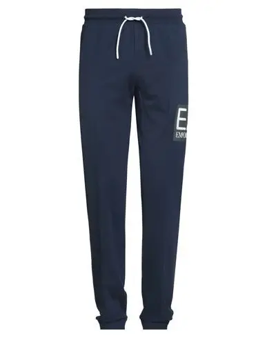 EA7 Pants Size Cotton, Elastane - Navy