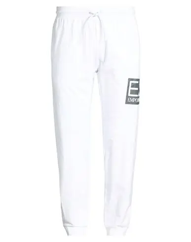 EA7 Pants Size Cotton, Elastane - White