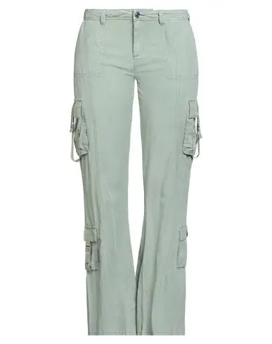 Guess Lyocell And Linen Blend Cargo Pants - Light Green