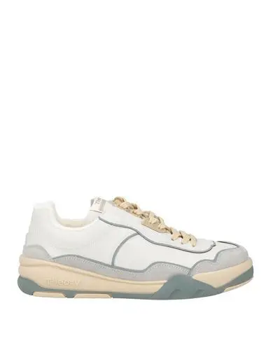 THEORY PROJECT Low-top Leather Sneakers - White