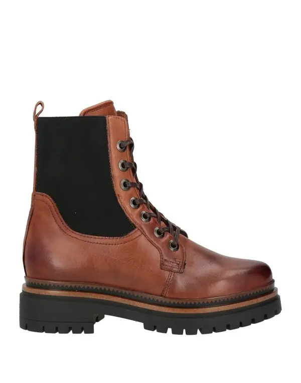 MJUS Leather Ankle Combat Boots