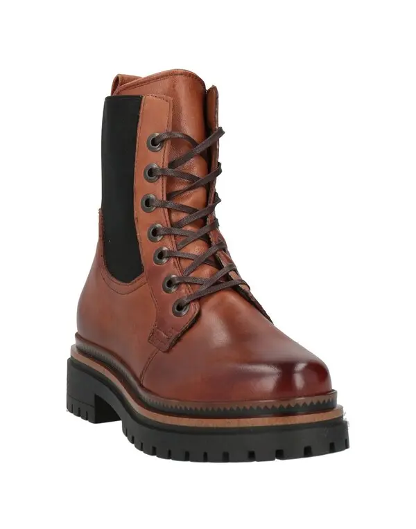MJUS Leather Ankle Combat Boots