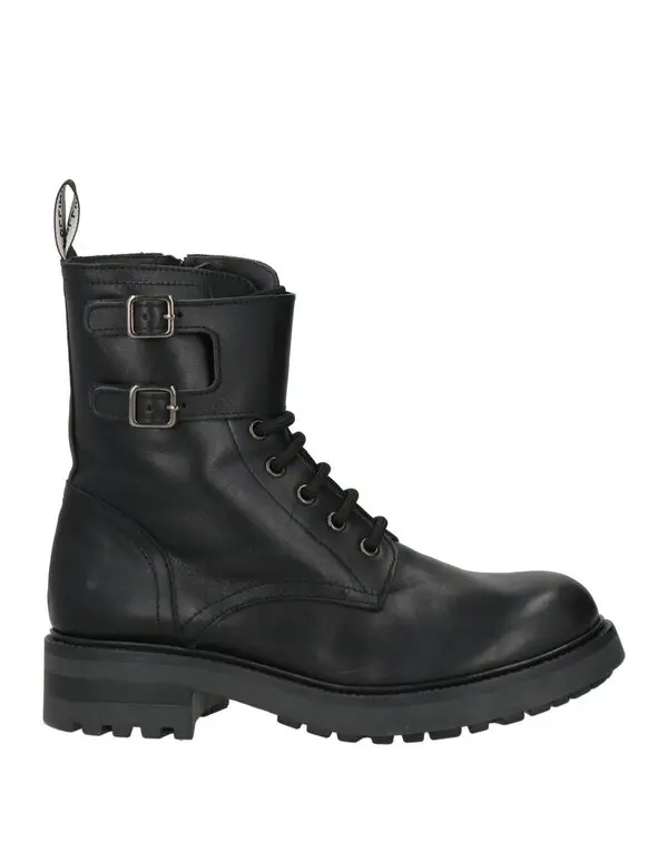 POLLINI Leather Ankle Boots