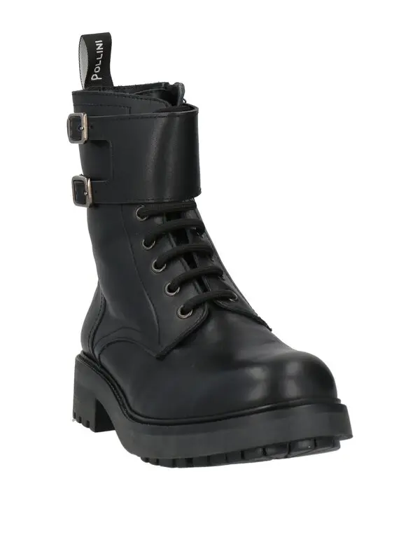 POLLINI Leather Ankle Boots