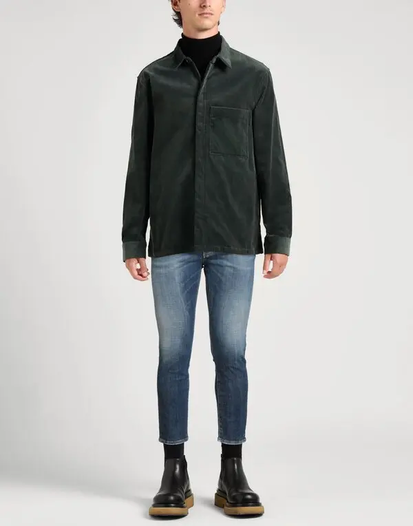 Dsquared2 Skinny Jeans With Leather Trim