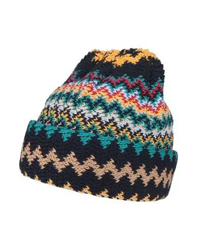 Missoni Intarsia-knit Beanie - Blue