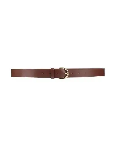 Il Bisonte Leather Belt With Buckle - Brown