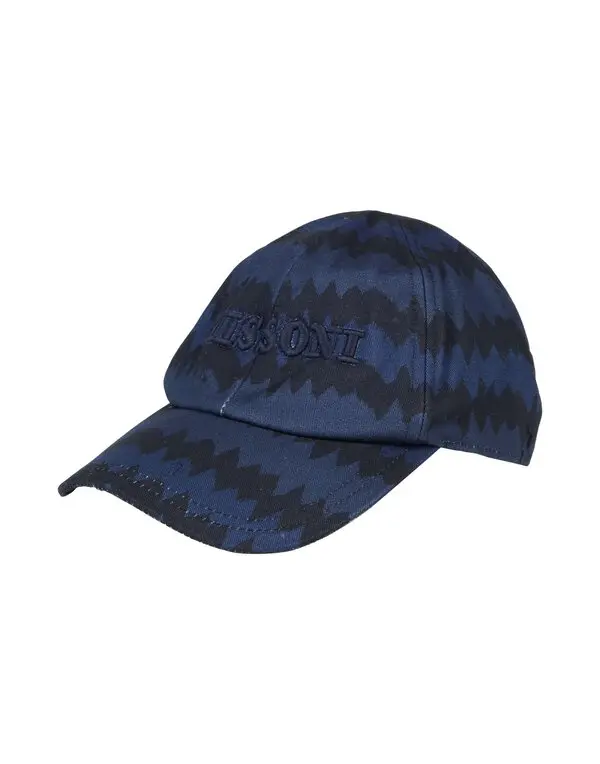 Missoni Cotton Baseball Cap - Navy