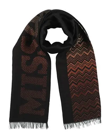Missoni Scarf Wool, Acrylic, Polyester, Modal - Black