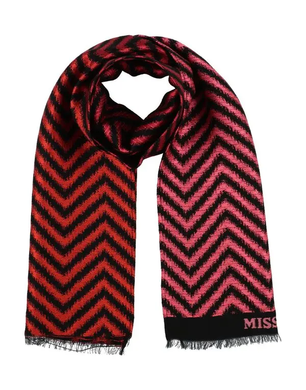 Missoni Scarf Wool, Acrylic, Polyester, Modal - Red