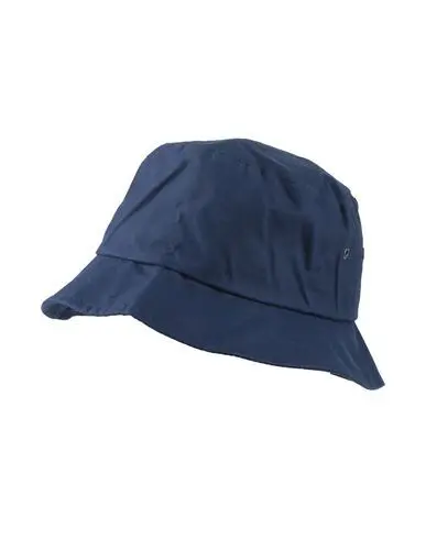 Mackintosh Cotton Bucket Hat - Blue
