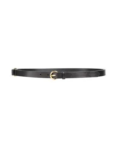 Emporio Armani Cow Leather Belt - Black