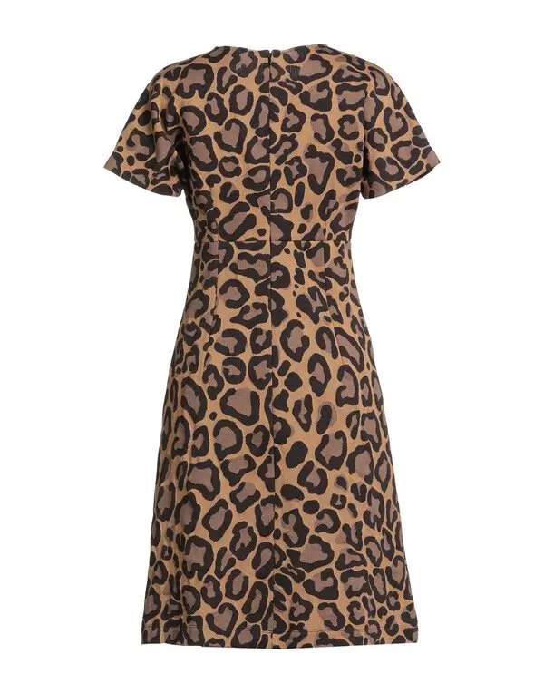 Dolce & Gabbana Leopard Print Jacquard-knit Mini Dress