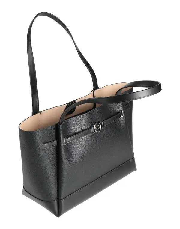 Michael Kors Leather Shopper Tote - Black