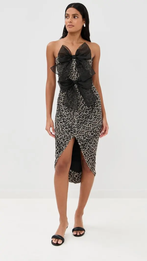 lazo midi dress Lovers and Friends Lazo Midi Dress in Blood Orange