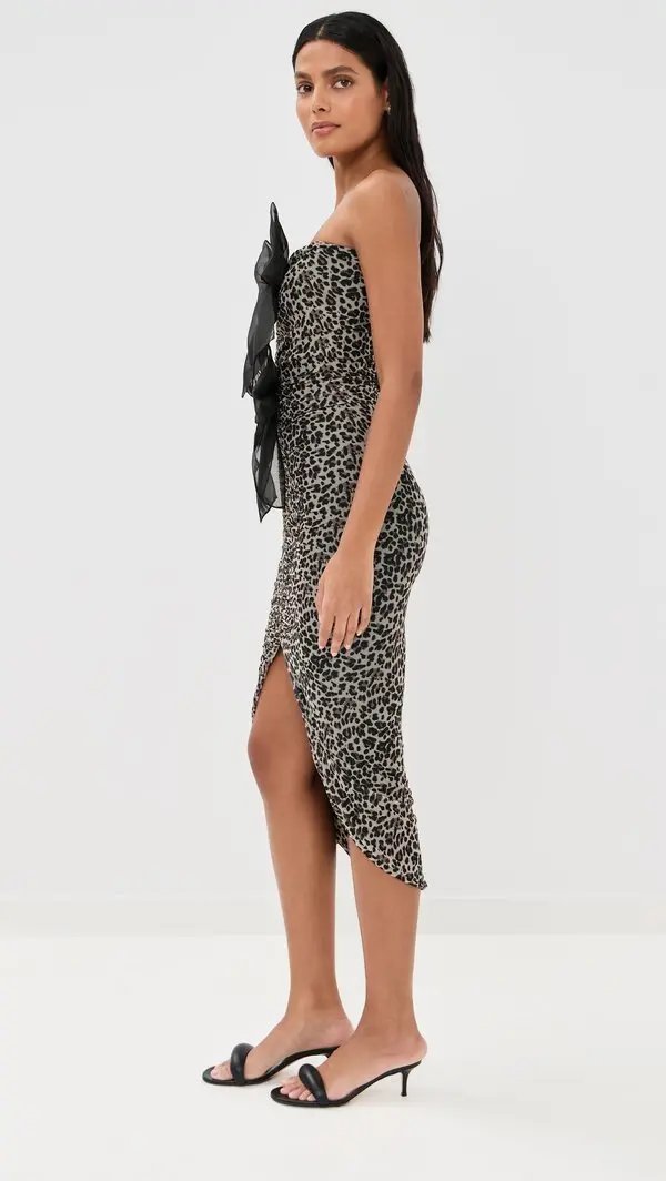 lazo midi dress Lovers and Friends Lazo Midi Dress Hot Pink Size S
