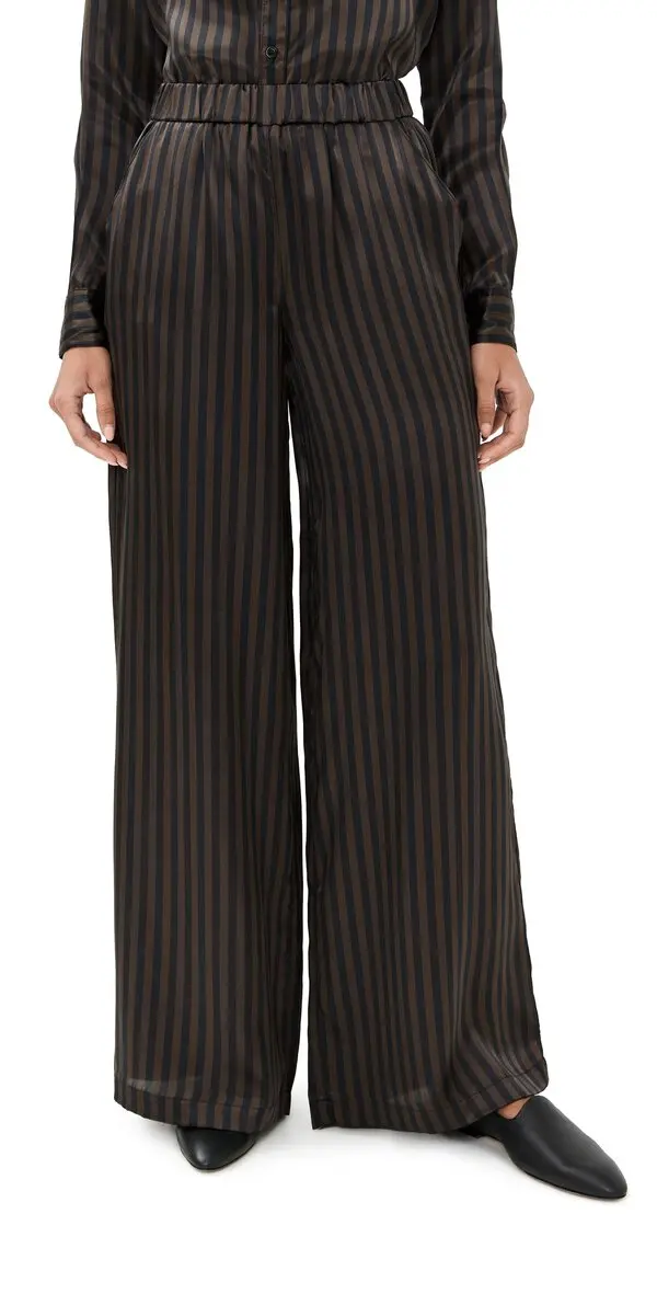 Sprwmn Wide-leg Silk Pants