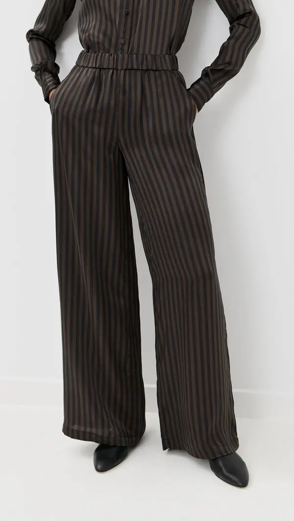 Sprwmn Wide-leg Silk Pants