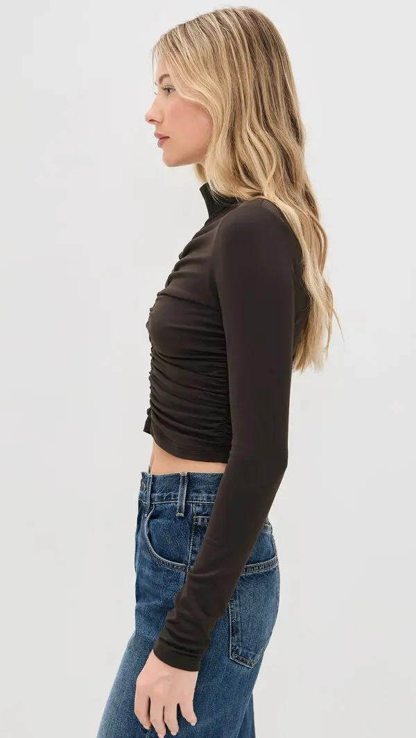 Susana Monaco Mock Neck Top