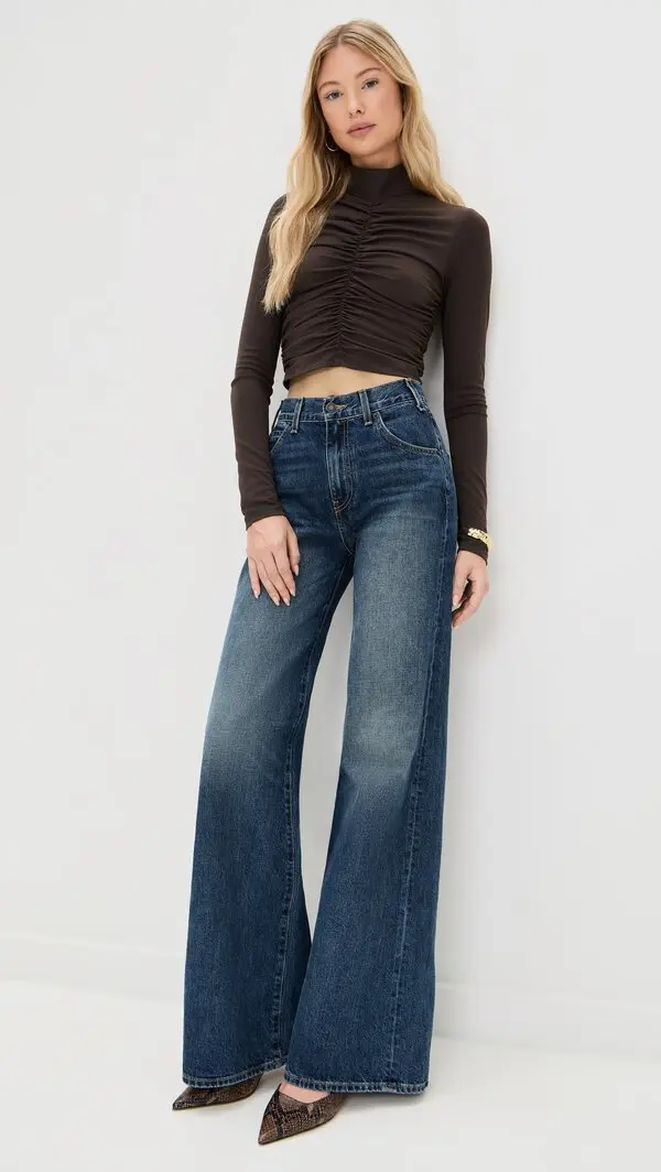 Susana Monaco Mock Neck Top
