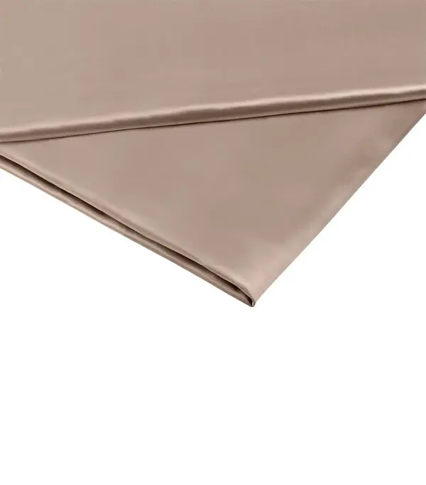 Gingerlily Silk Mocha King/super King Flat Sheet - Brown
