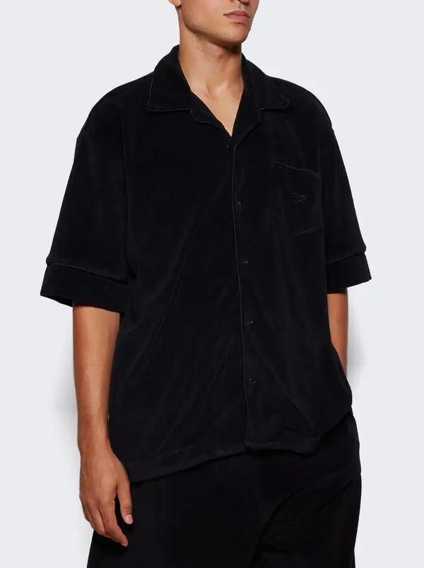 Vetements Towel Shirt - Black