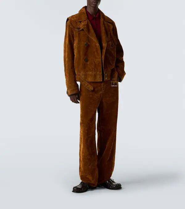 Dries Van Noten Vassel Belted Biker Jacket
