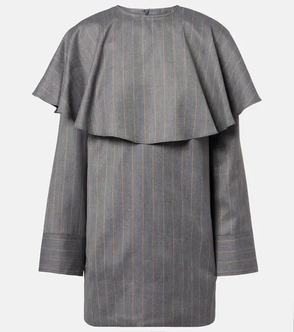 GANNI Pinstripe Minidress