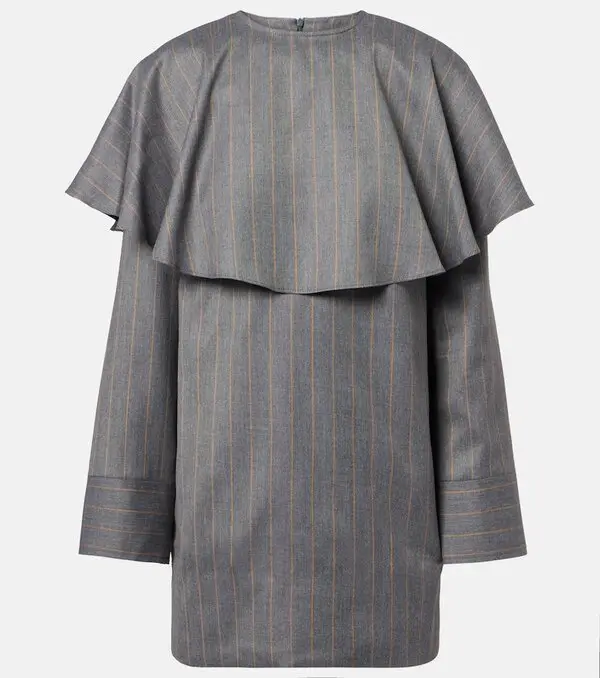 GANNI Pinstripe Minidress
