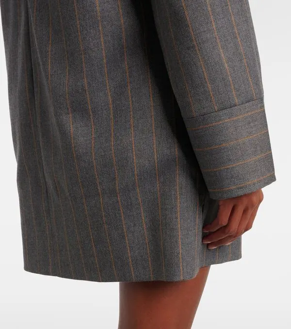 GANNI Pinstripe Minidress
