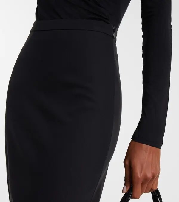 Max Mara Cicaldi Wrap Bodysuit - Black
