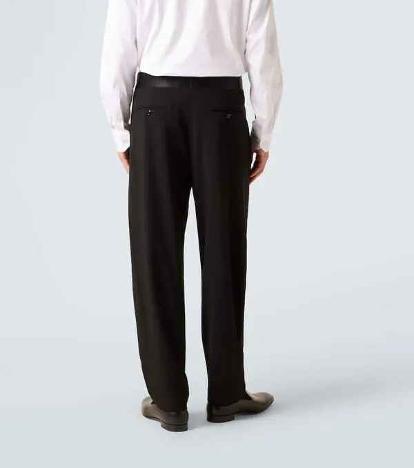 Giorgio Armani Double-breasted Virgin Wool Crêpe Tuxedo