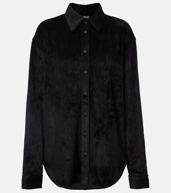 Balenciaga Velvet Shirt