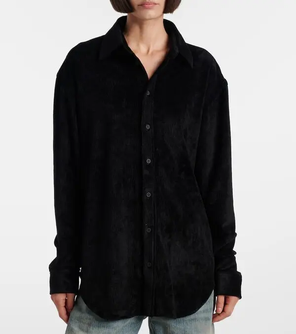 Balenciaga Velvet Shirt