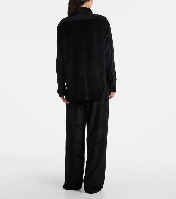 Balenciaga Velvet Shirt