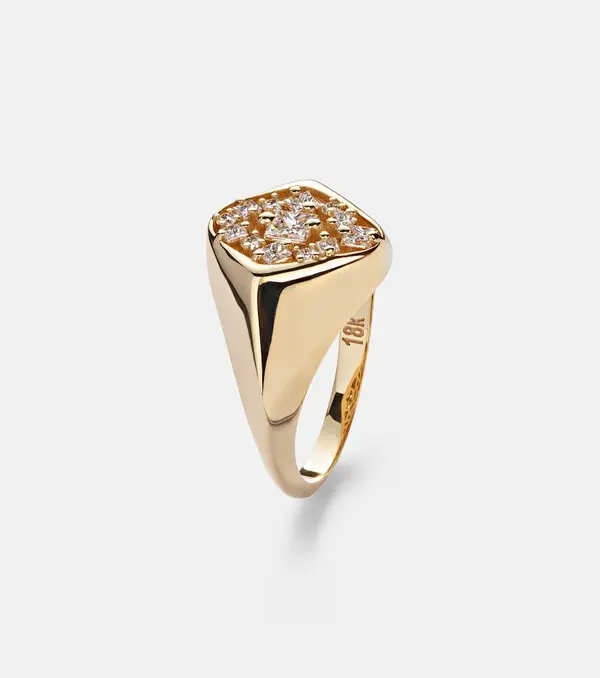 SUZANNE KALAN 18kt Yellow Diamond Ring