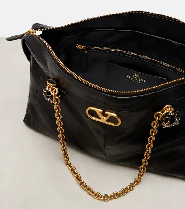 Valentino Garavani Panthea Medium Quilted Leather Tote Bag